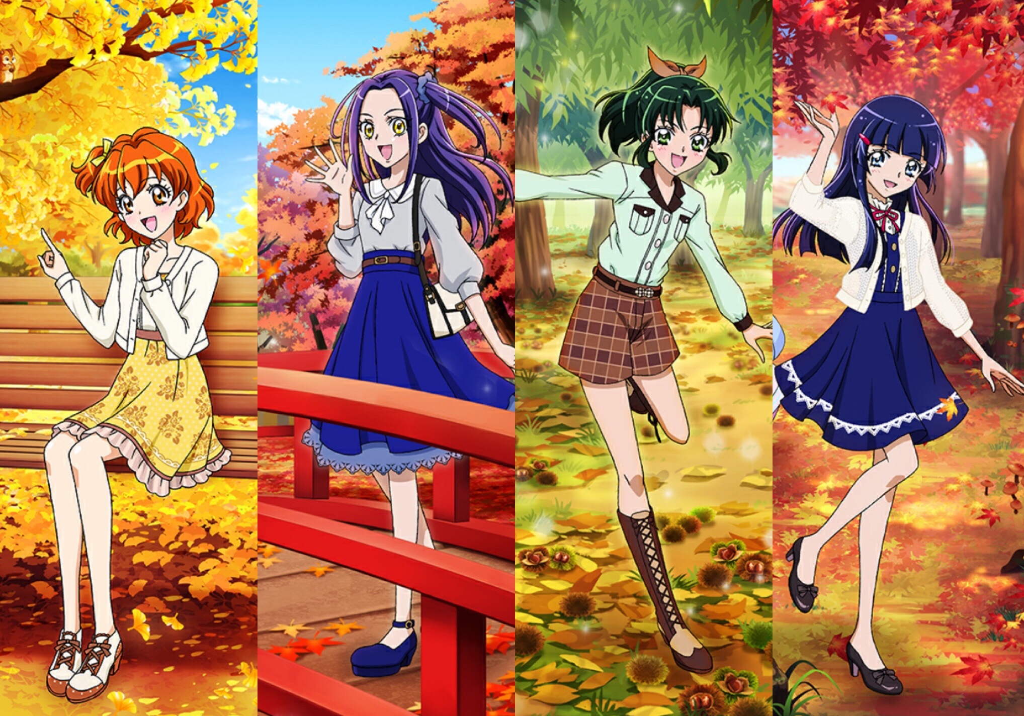 プリキュアつながるぱずるん攻略復刻「秋晴れの空わくわくハイキング」 魔法少女思い出ブログ