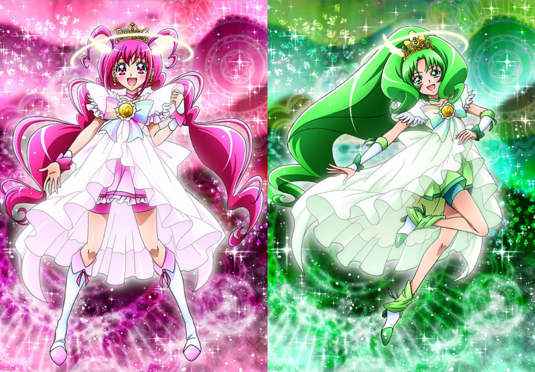 プリキュアつながるぱずるん「キュアハッピー&キュアマーチプリンセスフォーム」 魔法少女思い出ブログ